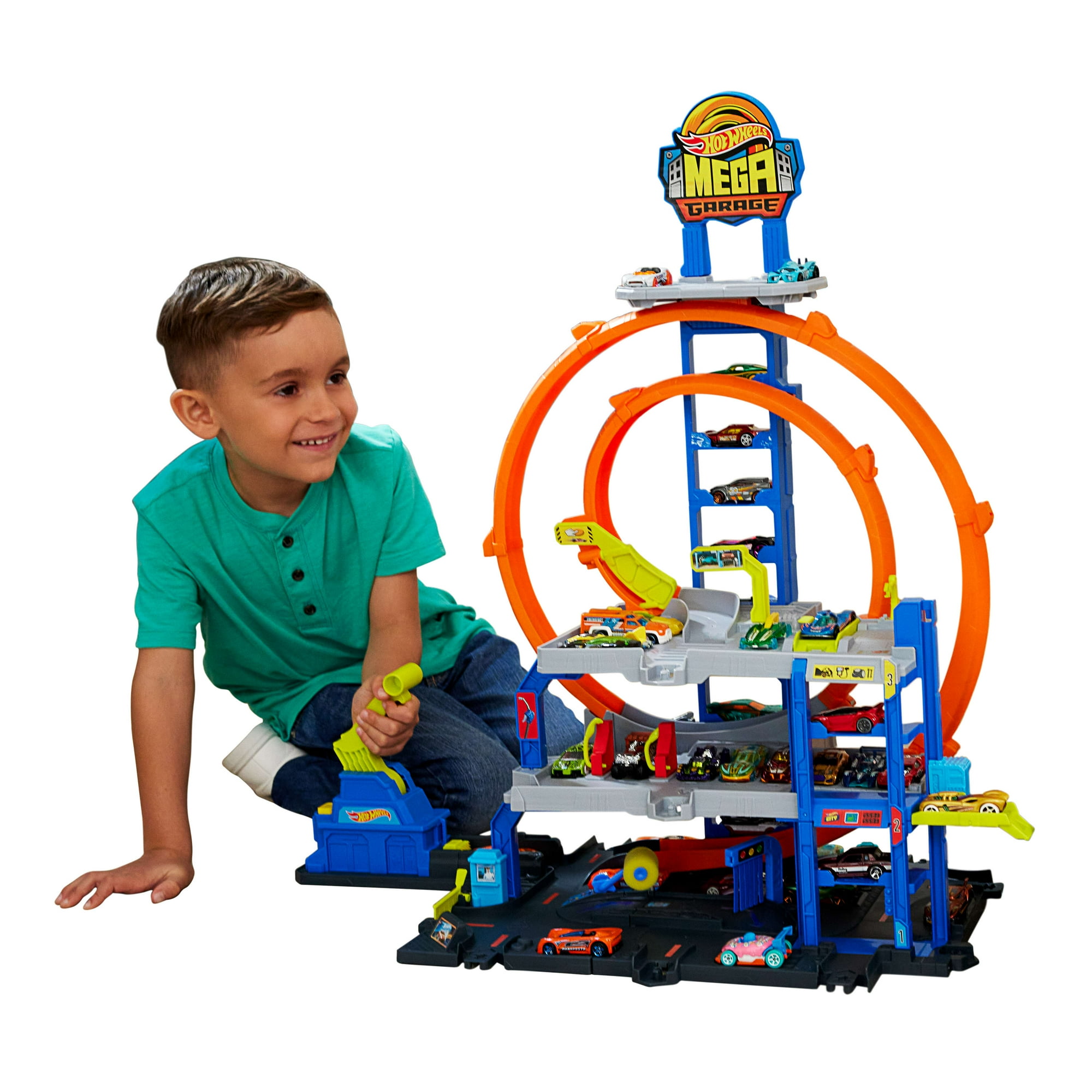 Click here for Hot Wheels Mega Loop Garage Playset With 1 Die-Cas... prices