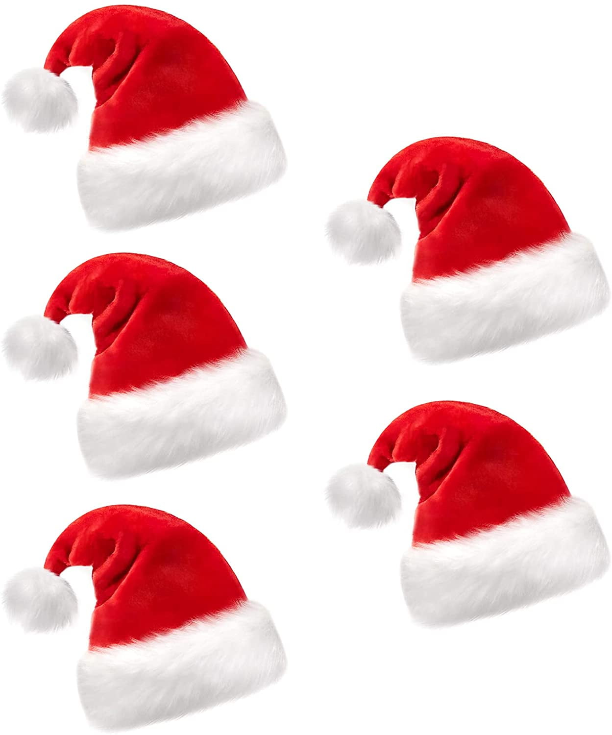 YOUI-GIFTS Christmas Hat,Santa Hat,Xmas Holiday Hat for Unisex Adults ...