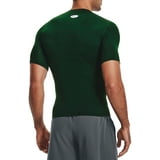 Under Armour Men's HeatGear Compression T-Shirt (Forest Green/White, S ...