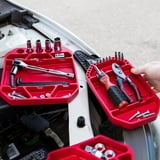 Hyper Tough 3-Piece Silicone Tool Organizer Tray, Flexible, Red ...