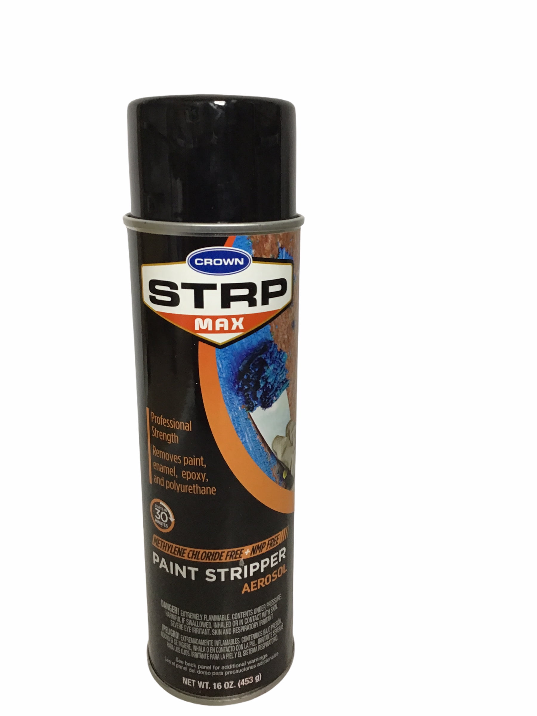 Crown STRP Max Professional Strength Aerosol Paint Stripper - Walmart.com