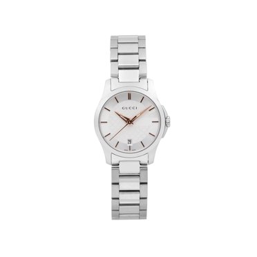 Gucci Men’s G-Timeless Quartz Silver Dial Watch, YA126284 - Walmart.com