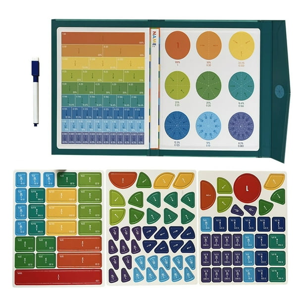 Maojin Toy Story Juguetes Disco de fracción magnética Numerador y ...