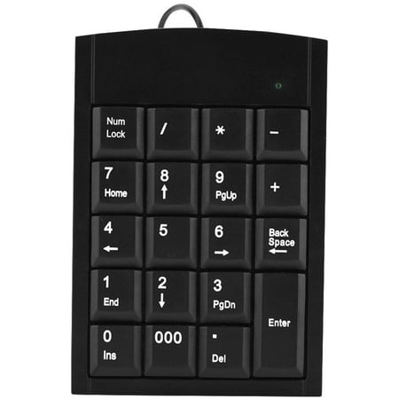 Numeric Keypad,Portable Mini USB Numeric Keypad Number Keyboard with ...