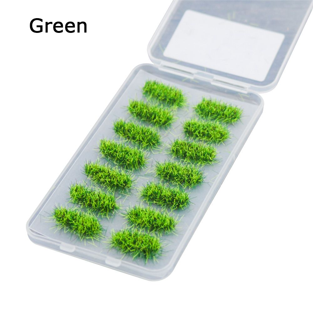 14pcs Ellipse Railroad Scenery Landscape DIY Simulation Bushes Grass ...