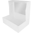 O'Creme 14 Inch x 10 Inch x 4 Inch High Rectangular Cupcake Box All ...