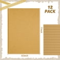 12 Blank Notebooks Journals Bulk 100 Sheets/200 Pages Unlined Craft ...