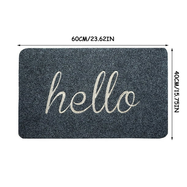 jovati One Pack Of Dark Dust-proof Hallo Mat For Bedroom House Bathroom ...