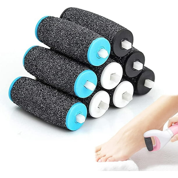 9 Pieces Replacement Rollers for Electric Foot Pedicure, 3 Types of ...