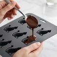 Cat Shaped Silicone Ice Cube Molds and Tray Jelly Biscuits Candy Making ...