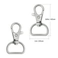 Swivel hook VORCOOL 30pcs Lobster Clasps Swivel Trigger Snap Hooks for ...