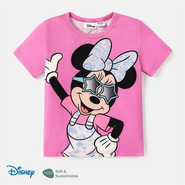 Disney Toddler Girl Graphic Tee, Minnie Mouse Toddler Girl Graphic T ...