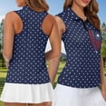 Aplkyhs Matching Golf Shirts for Couple Patriotic American Flag Women's ...