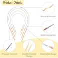Bamboo Circular Knitting Needles Set,13 Pairs Interchangeable Knitting ...