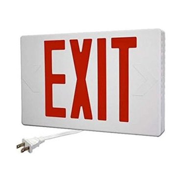 LEONLITE 4Pack LED Exit Sign with Battery Backup, UL Listed, Outdoor ...
