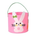 10 Pack Blanket Easter Basket Cartoons Bunny Egg Bucket Diy Gift Bag ...