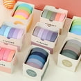 FaLX 5 Rolls/Set Tape Stylish Bright-colored Washi Exquisite Wide ...