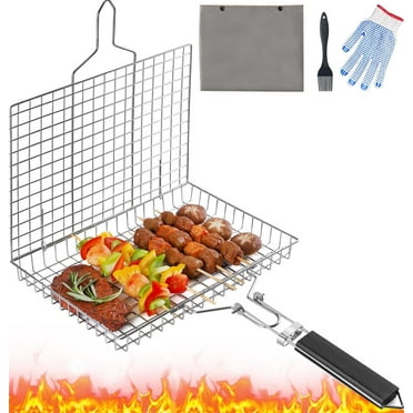 ufehgfjh Stainless Steel Rotating Grill 2025 New Chicken Wing Basket ...