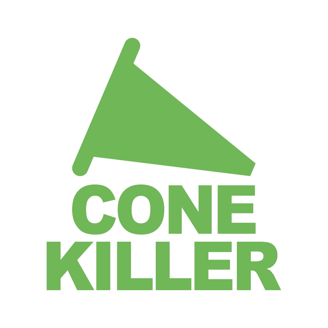 Cone Killer Sticker Decal Die Cut - Self Adhesive Vinyl - Weatherproof ...
