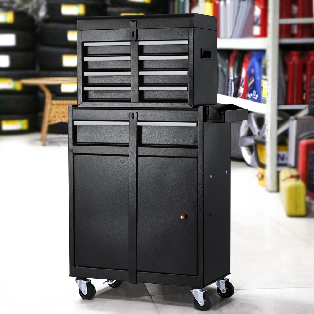 Topcobe Home 2- in- 1 Rolling Tool Storage Cabinet, Mobile Organizer ...