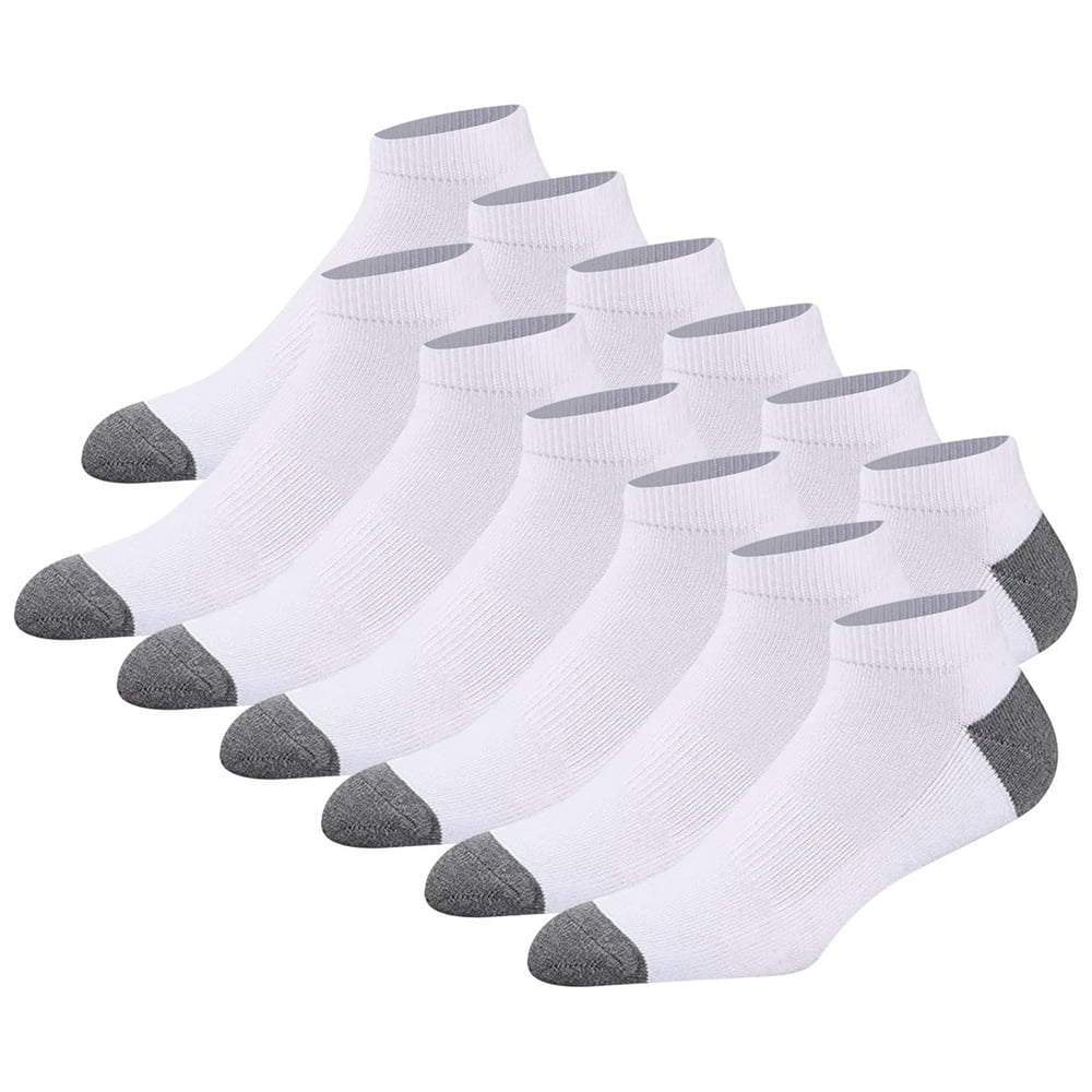 Click here for Eigthtail 12 Pack Mens Cushioned Ankle Socks Low C... prices