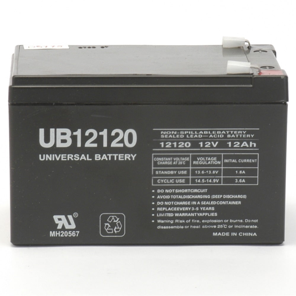 "UPG UB12120 12V 12AH Sealed Lead Acid Battery (SLA) .250 TT" - Walmart ...