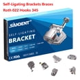5 LOTS MINI Monoblock Dental Orthodontic Self-Ligating Brackets Braces ...