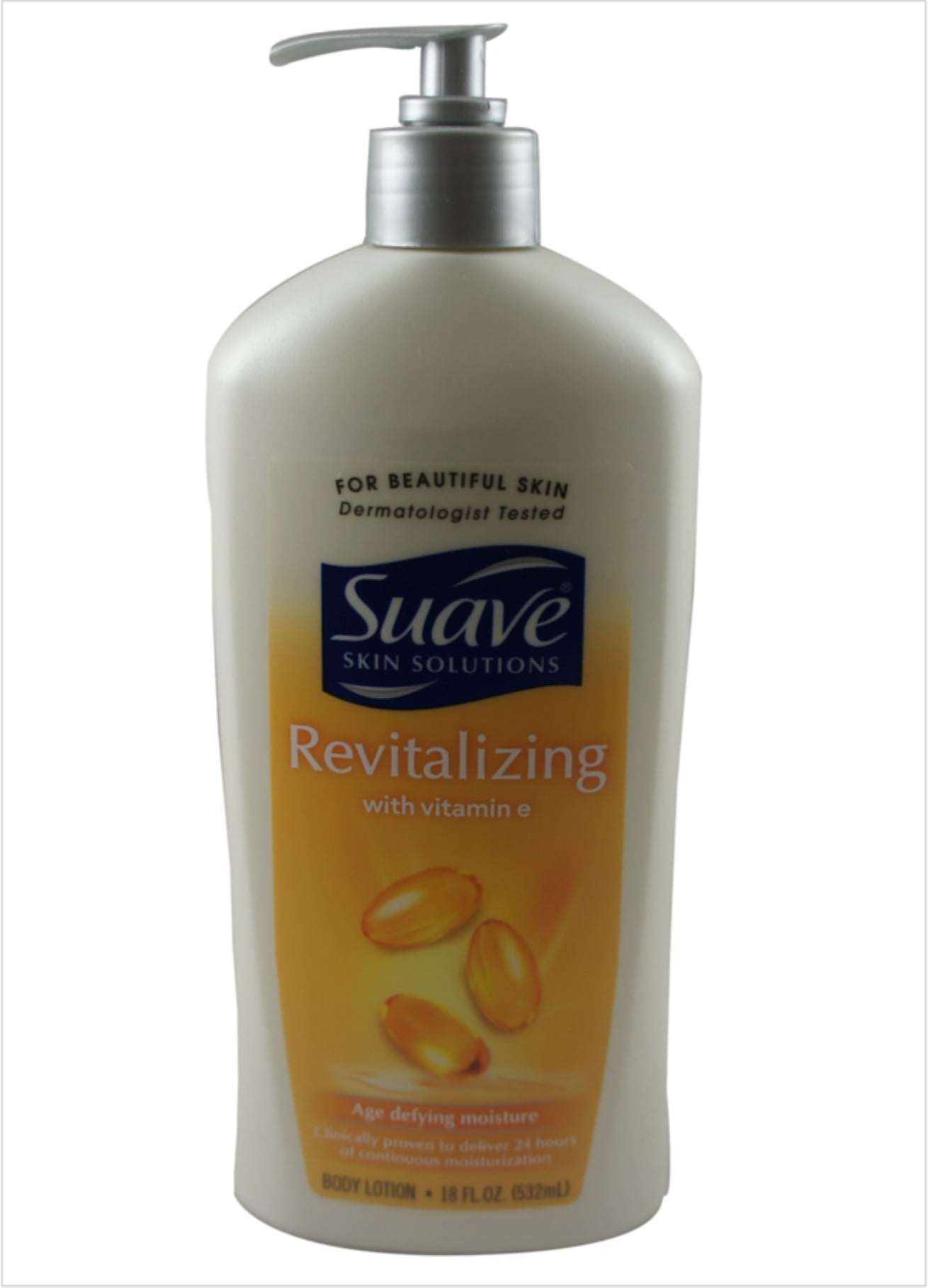 Suave Body Lotion, Revitalizing With Vitamin E 18 oz (Pack of 4 ...