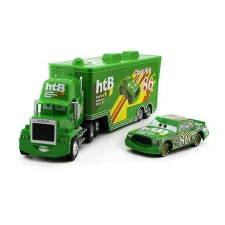 Yy Pixar Cars Lightning Mcqueen Jackson Storm Truck Set 1:55 Diecast ...