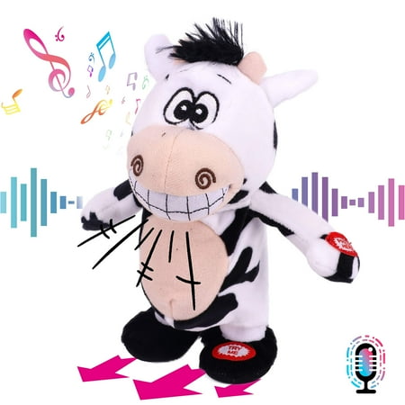 Hopearl Talking Singing Cow Repeats What You Say Walking Electric ...