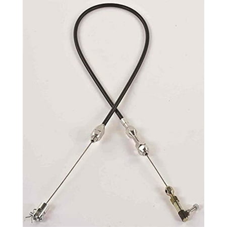JEGS Throttle Cable | 24” Sleeve Length | 40.5 in. Cut-to-Length Inner ...