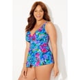 Swimsuits for All Women's V-Neck Twist Tankini Top - Walmart.com