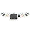 StarTech SV411KUSB 2 Port USB KVM Switch w/ Audio & Cables - Walmart.com