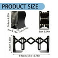 Adjustable Expandable Metal Bookends, Heavy-Duty Book Holder and ...