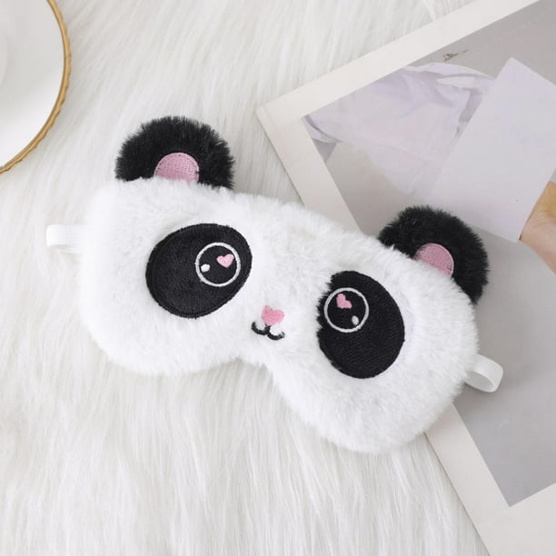 YUANOU Soft Plush Sleeping Mask Eye Masks Cute Glitter Unicorn Eye ...