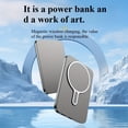 5000mAh Magnetic Wireless Power Bank, Ultra-slim Aluminum Alloy Phone ...