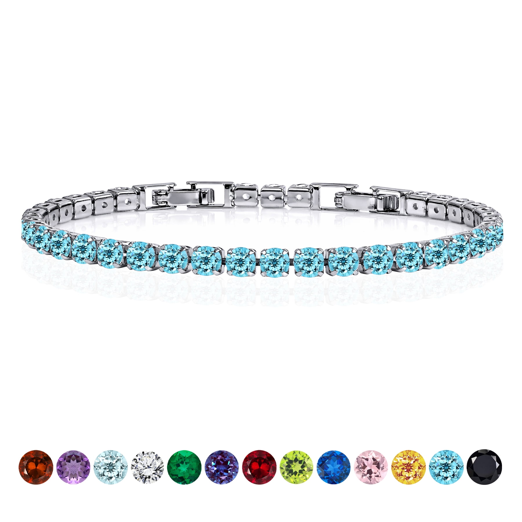 Click here for Jeenmata 11 Tcw Round Cut December - Blue Topaz -... prices