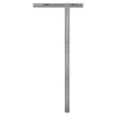 Johnson 48 in. L x 22 in. H Aluminum T-Square Silver - Walmart.com