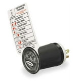 HUBBELL WIRING DEVICE-KELLEMS HBL5200 Receptacle Tester, 125VAC, Neon ...