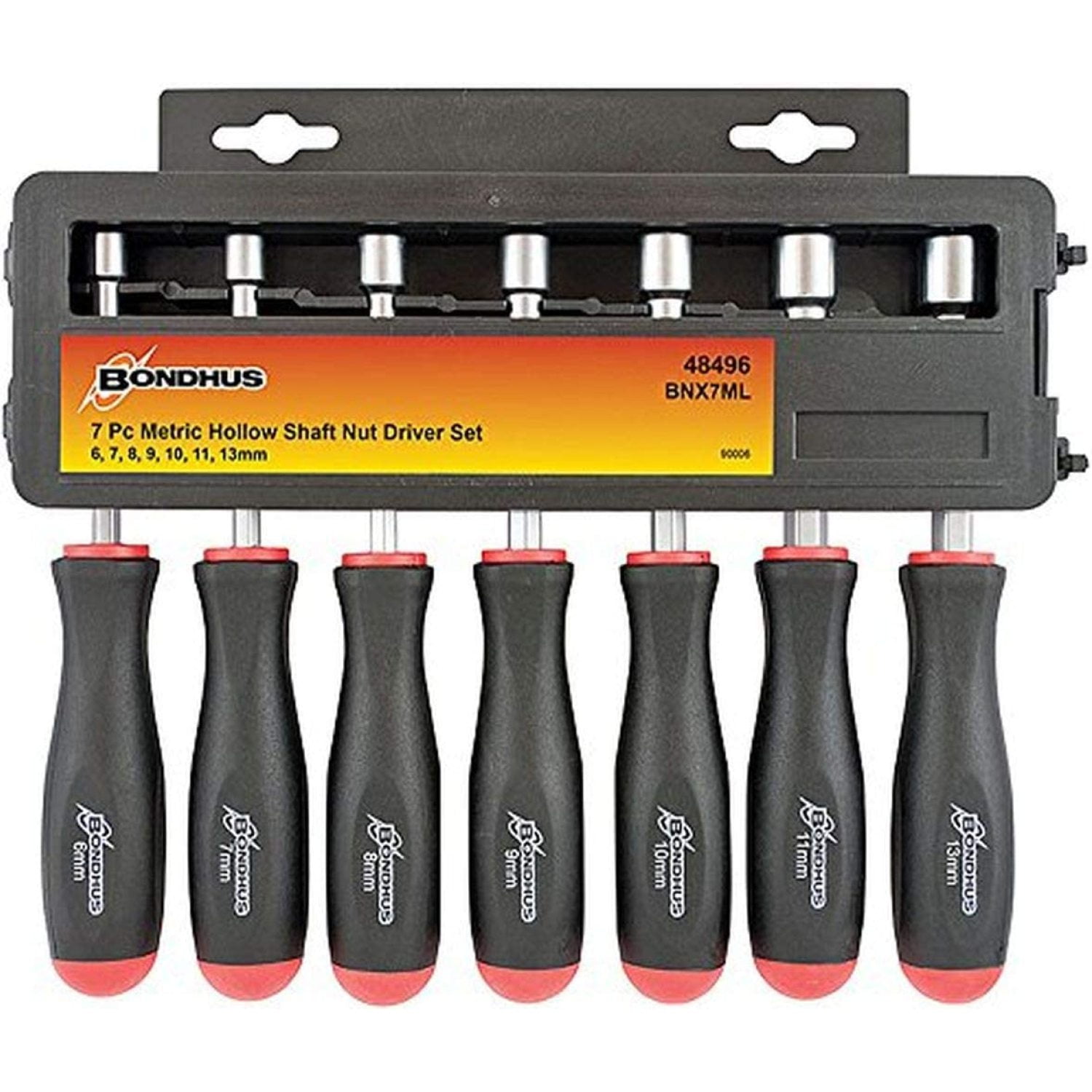 HTYSUPPLY 48496 Hollow Shaft Nut Driver Set, 7 Piece - Walmart.com