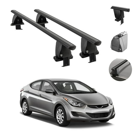 Fits Hyundai Elantra Sedan 2011-2016 Smooth Roof Rack Crossbar Carrier ...
