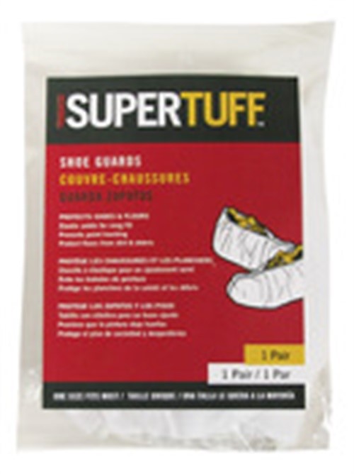 Trimaco 1018528 White Super Tuff Polypropylene Shoe Guards, One Size ...