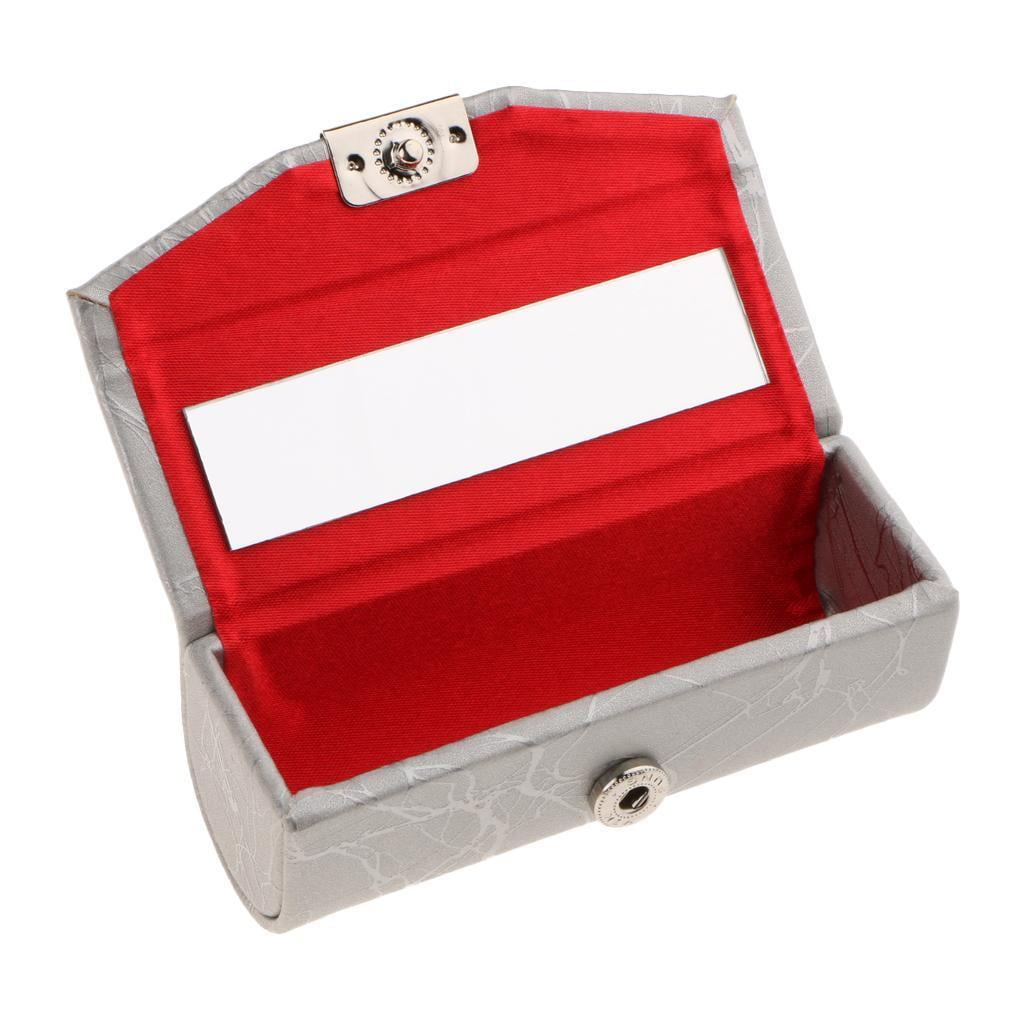 Click here for Beloving Solid Leather Lipstick Case Holder Box Wi... prices