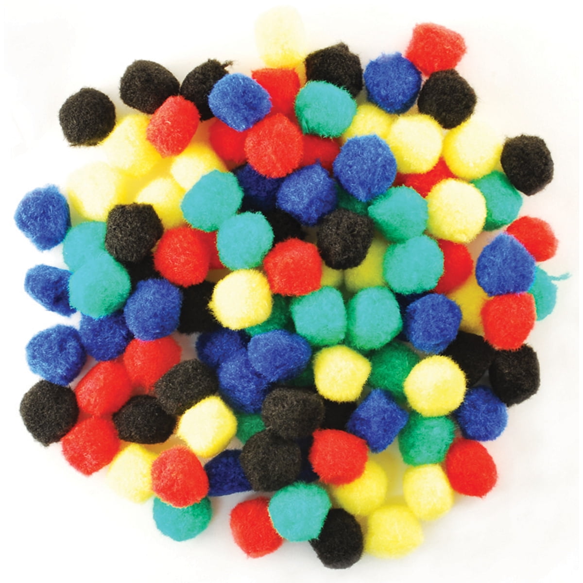 Pom-poms .75" 100/pkg-primary - Walmart.com