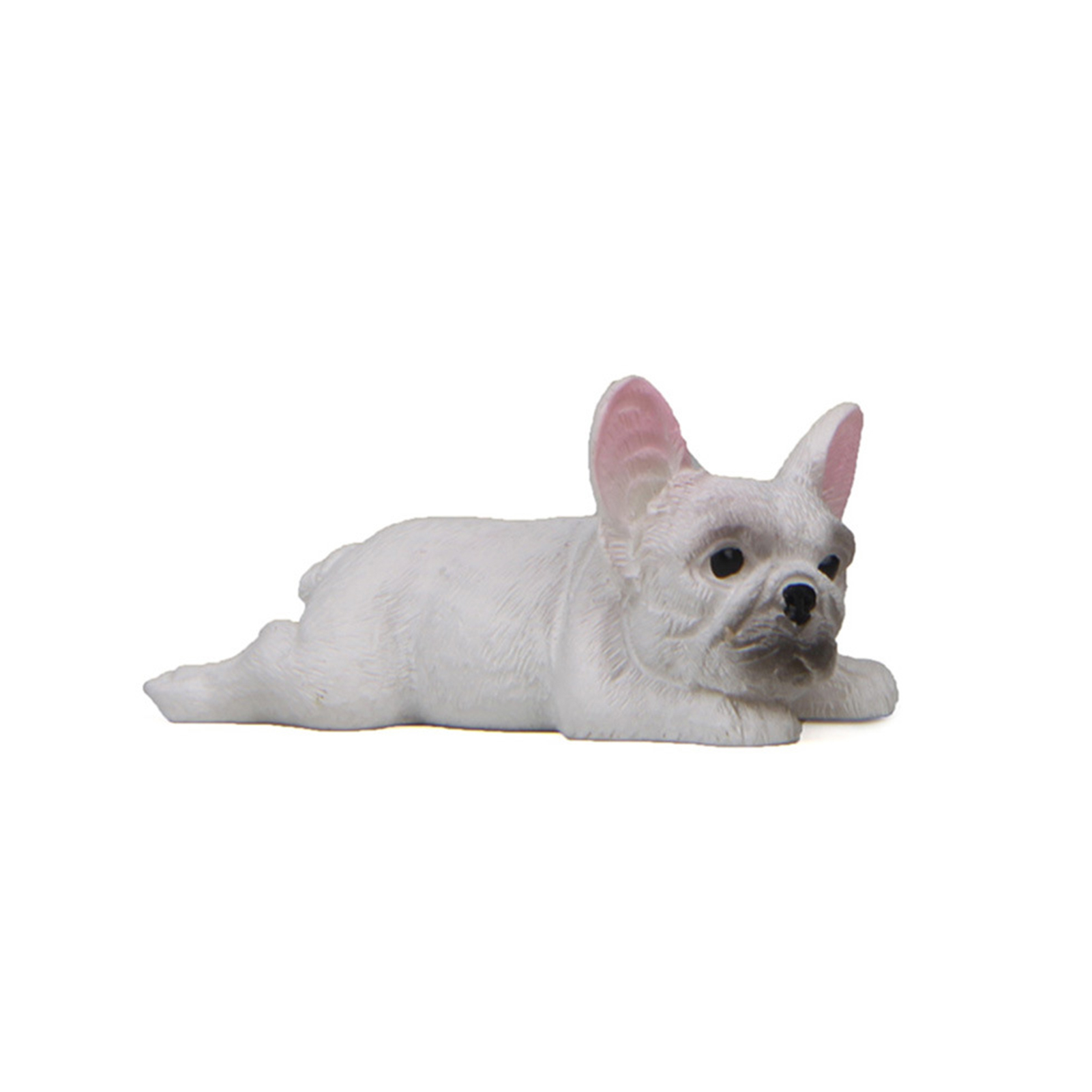 Cartoon Dog Figurine - Simulation Miniature, Cute Bulldog, Resin Craft ...