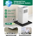 Portable Air Conditioner Silicone Mat: 20''x20''x0.7'' Waterproof ...