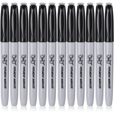 Mr. Pen- Jumbo Permanent Markers, 4 Pack, Assorted Color, Chisel Tip ...