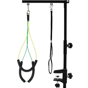 Petbobi Adjustable Dog Grooming Arm with Clamp and Loop for Trimming ...