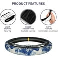 JINYUN-Wave Steering Wheel Cover Elastic Non-Slip Car Steering Wheel ...