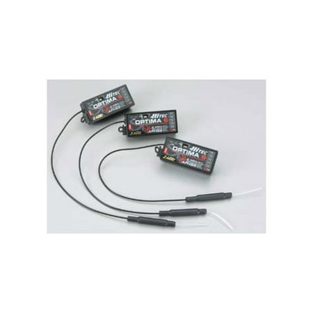 Hitec RCD 29431 Optima 6 - 6-Channel 2.4GHz Receiver (Triple Pack ...